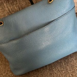 MCM | Bags | Euclight Blue Mcm Three Way Crossbodyshoulder Chain Bag ...